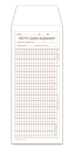 Petty Cash Envelope for Bank Deposit Slips – 9-1/2" × 4-1/8" – Microtec
